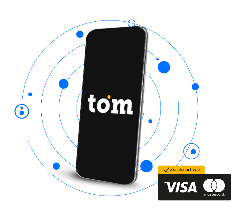 Terminal am Smartphone: GP tom | Global Payments Österreich