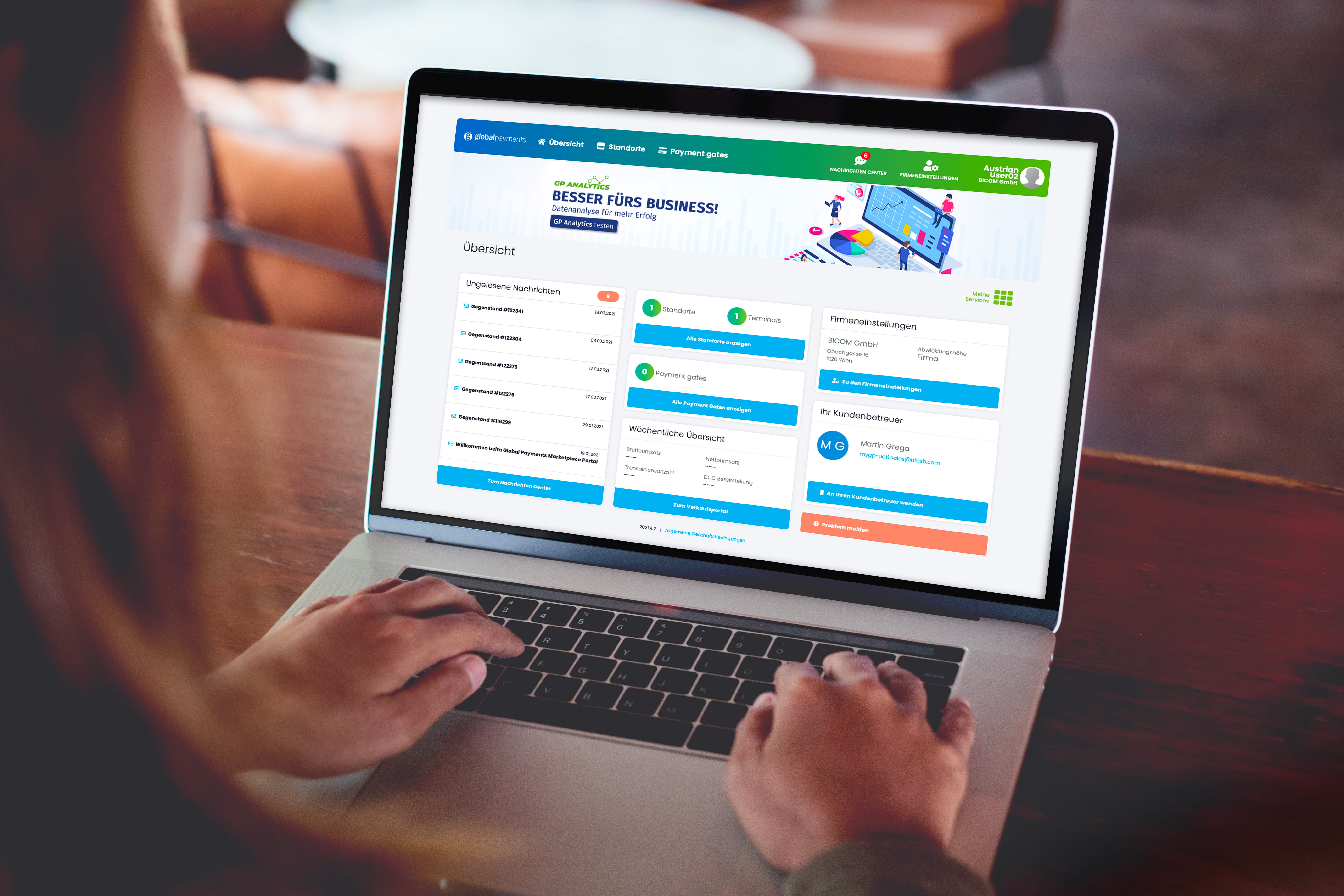 Marketplace, Ihr Kundenportal | Global Payments Österreich