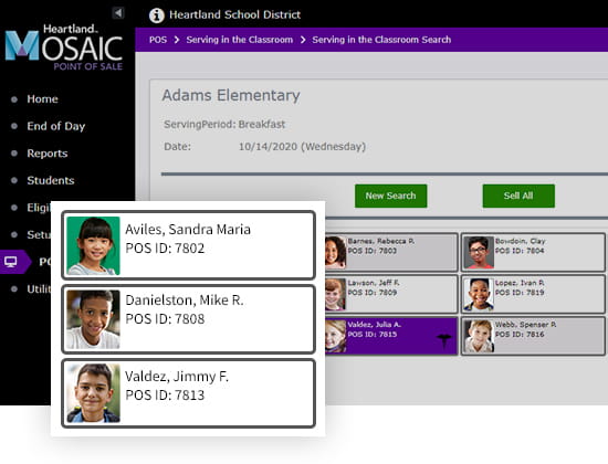 Heartland School Solutions Mosaic Point of Sale - Heartland School Solutions